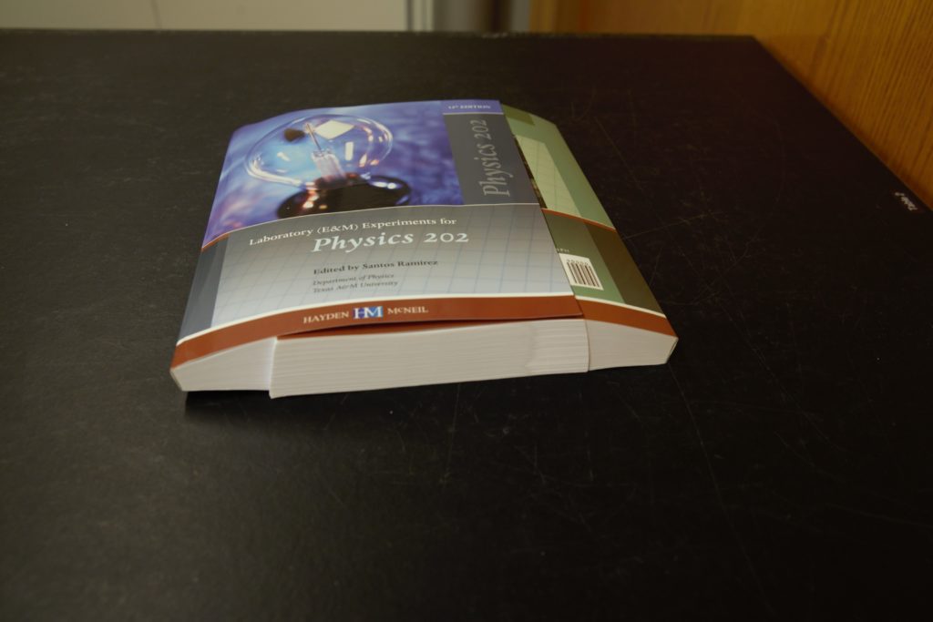 (1K20.25) Friction Books – TAMU Physics Lab Center