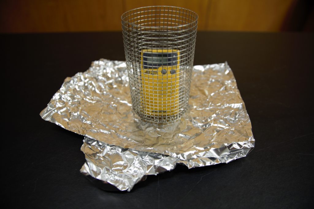 (5B20.35) Faraday Cage and Radio – TAMU Physics Lab Center